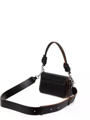 BENETTON Mini Be Knotted-handle Shoulder Bag - Black