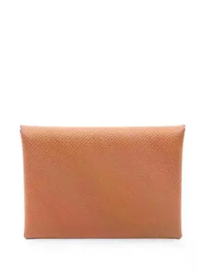 Hermès Calvi Duo Coin Purse - Neutrals