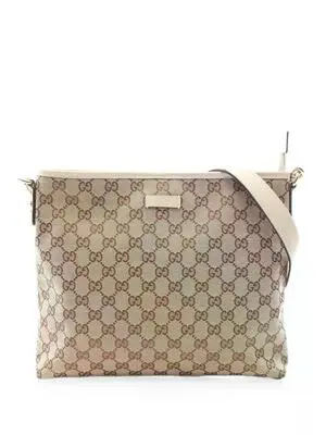 Gucci Gg Supreme Canvas Shoulder Bag - Neutrals