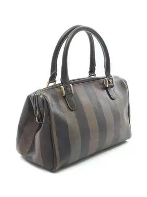 Fendi 2000s Vertical Stripe Tote Bag