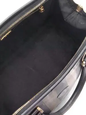 Fendi 2000s Vertical Stripe Tote Bag