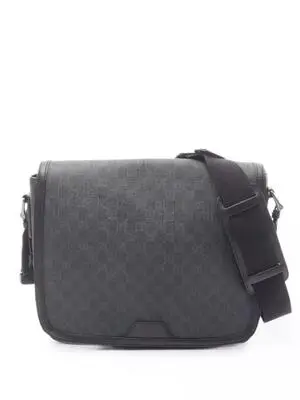 Gucci Gg Supreme Messenger Bag - Grey