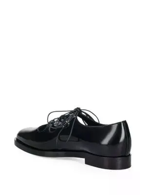 Max Mara Lace-up Flat Shoes With Tassel Detail