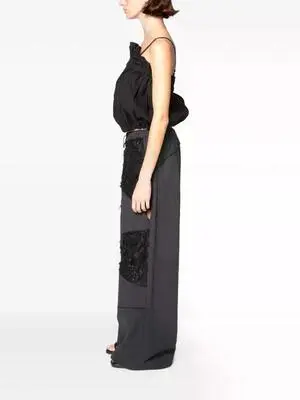 MULLER OF YOSHIOKUBO Glare Sequin-embellished Trousers - Neutrals