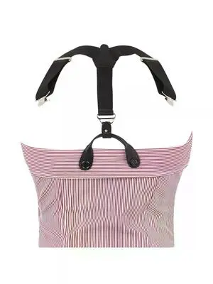 Moschino Striped Corset Top