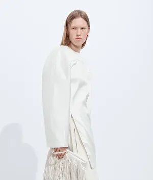 Bottega Veneta Wool And Silk Satin Top