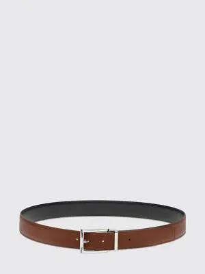 FERRAGAMO Reversible Belt In Grained And Smooth Calfskin Leather