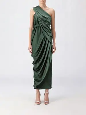 VIVIENNE WESTWOOD Asymmetrical Draped Midi Dress
