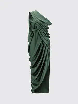 VIVIENNE WESTWOOD Asymmetrical Draped Midi Dress