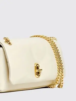 Marc Jacobs Scene Leather Crossbody Bag With Chain Strap - White