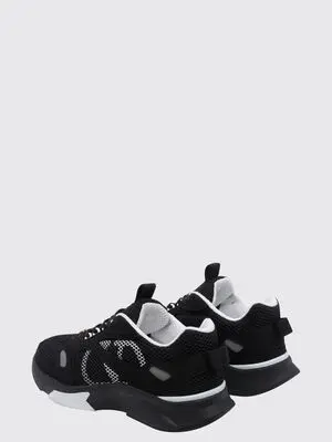 Valentino Garavani Demivee Low-top Trainers In Mesh And Suede - Black