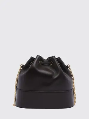 Valentino Garavani Vlogo Signature Mini Bucket Bag In Calf Leather - Brown