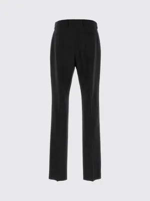 Valentino Garavani Slim Fit Wool Blend Tailored Trousers - Black