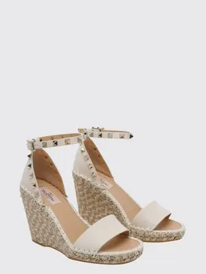 Valentino Garavani Studded Wedge Espadrilles