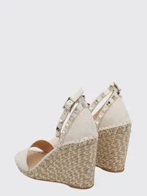 Valentino Garavani Studded Wedge Espadrilles