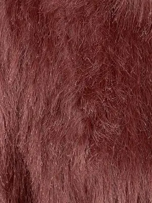 Balmain Mock Neck Sequined And Fringed Mini Sheath Dress