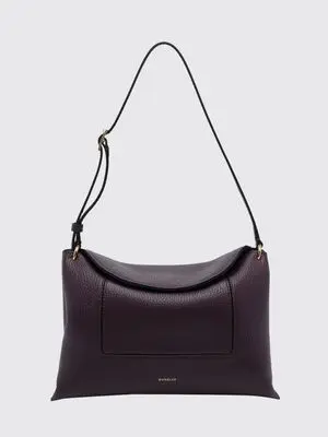 WANDLER Penelope Shoulder Bag In Calf Leather - Violet