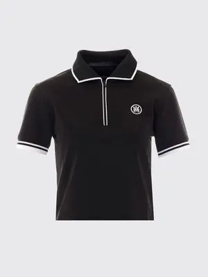 Amiri Slim Fit Zip-up Monogram Polo Shirt