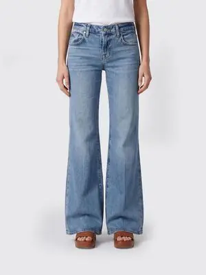 7 For All Mankind High-waisted Cotton-stretch Flare Jeans - Denim