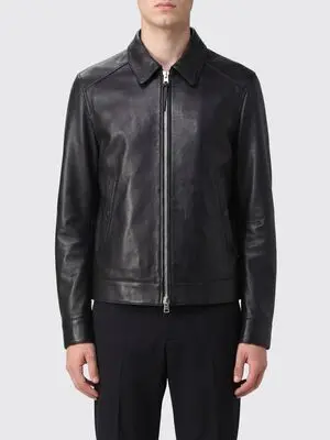 TOM FORD Smooth Lambskin Leather Shirt Jacket - Black