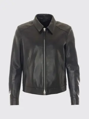TOM FORD Smooth Lambskin Leather Shirt Jacket With Zip Closure