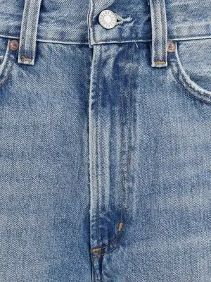 AGOLDE Mid-rise Straight Jeans In Pure Cotton Denim