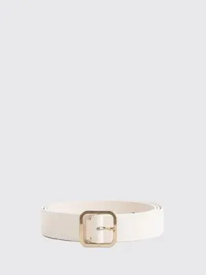 Marsèll Adjustable Smooth Leather Belt With Pin Buckle - White