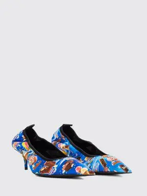 Balenciaga Avenue Printed Satin Pumps