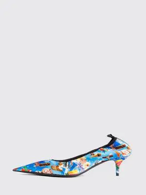 Balenciaga Avenue Printed Satin Pumps