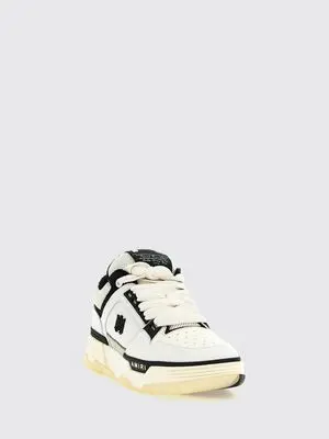 Amiri Ma-1 Leather And Mesh Monogram Sneakers - White 2