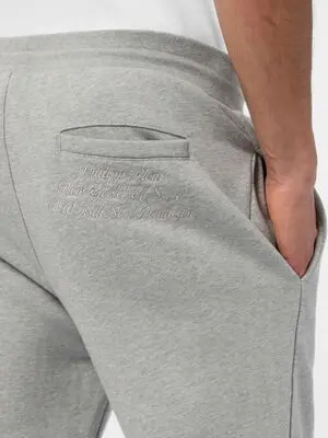 Philipp Plein Jersey Jogging Trousers With Contrasting Logo And Waist Drawstring