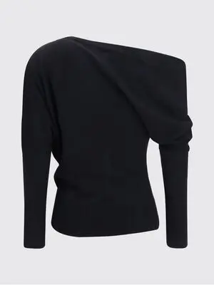 TOM FORD Asymmetrical Draped Merino Wool Jumper