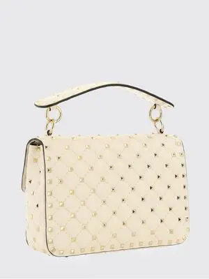 Valentino Garavani Valentino Garavani Rockstud Spike Mini Handbag In Quilted Nappa With Studs Ivory