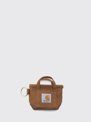 Carhartt Work In Progress Dearborn Cotton Canvas Keychain - Brown
