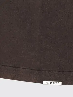 REPRESENT Crewneck T-shirt In Cotton With Contrast Logo On The Chest