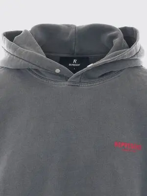 REPRESENT Relaxed Fit Cotton Hoodie With Printed Logo