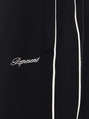 REPRESENT Straight-leg Jersey Jogging Trousers With Contrast Logo