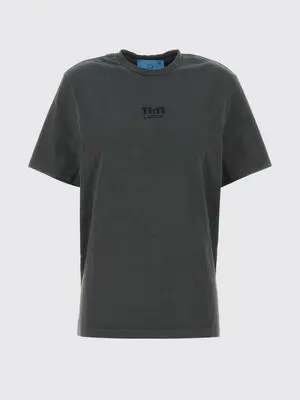 11:11 L.U.C.K. 11:11 L. U.c. K. Crewneck Cotton T-shirt With Tone-on-tone Logo