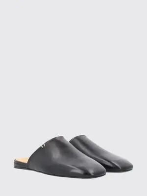 Premiata Smooth Calf Leather Mules With Rounded Toe And Open Heel
