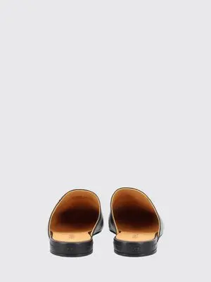 Premiata Smooth Calf Leather Mules With Rounded Toe And Open Heel