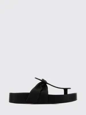 UMA WANG Leather Thong Sandals - Black