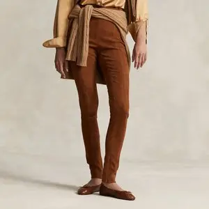 Ralph Lauren Lambskin Suede Pant