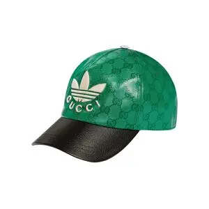 Gucci X Adidas Gg Canvas Baseball Cap - Green