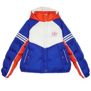 Gucci X Adidas Jacket /white/orange - Blue