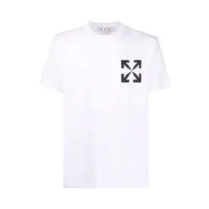 Off-White Arrows Print T-shirt /black - White