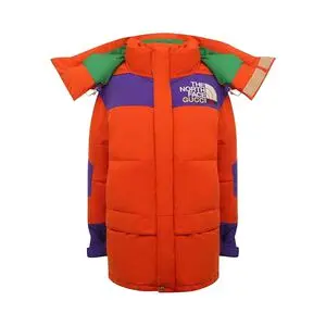 Gucci X The North Face Long Down Jacket /purple/green - Orange