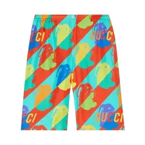 Gucci Rabbit Print Shorts