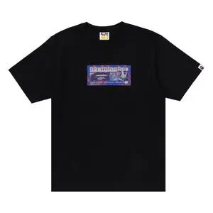 A BATHING APE Handprint Logo Tee - Black