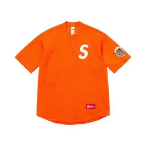 Supreme Shop S Logo Henley Milan - Orange
