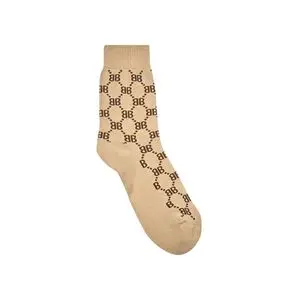 Gucci X Balenciaga The Hacker Project Hacker Bb Tennis Socks 'beige - Tan